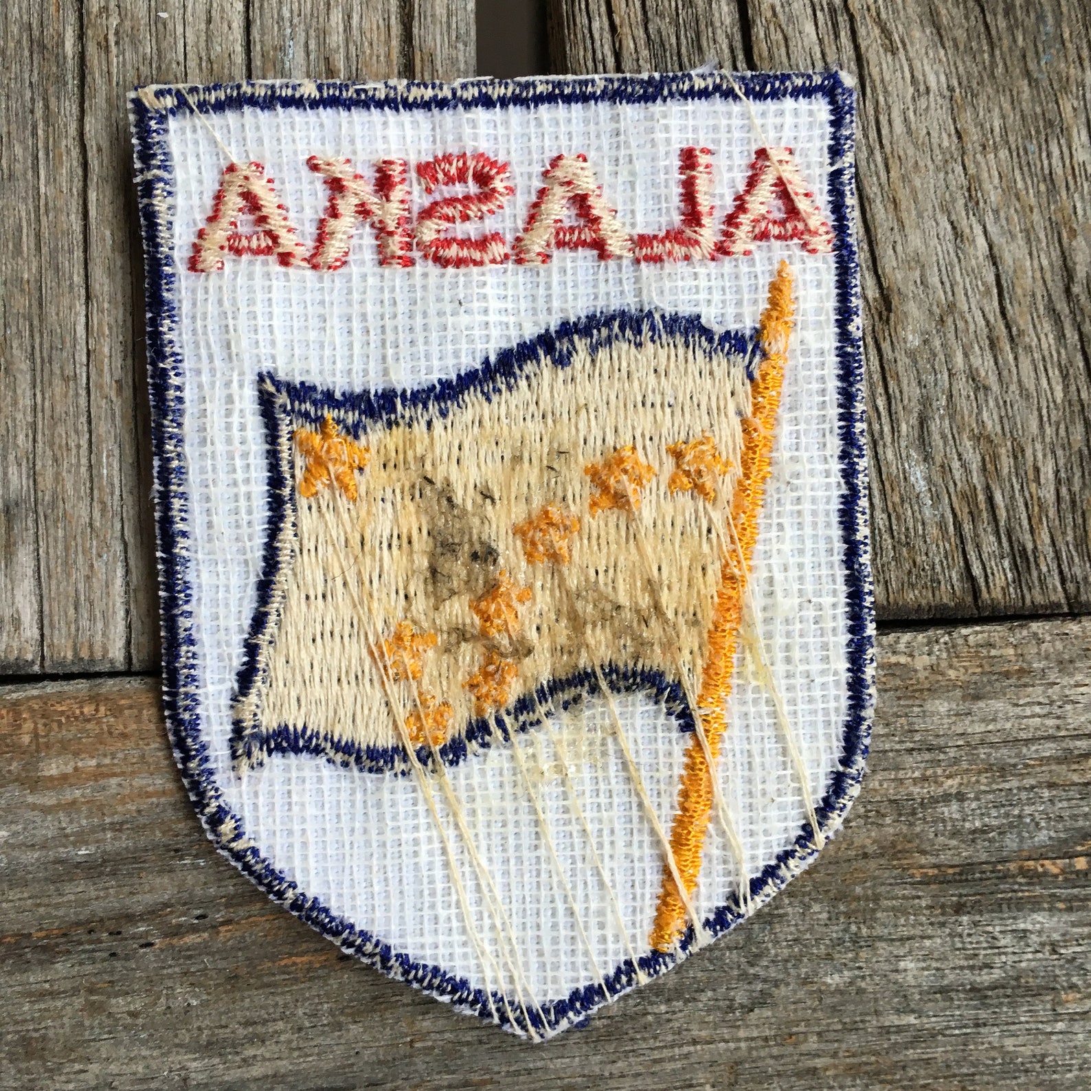 Alaska Flag Vintage Souvenir Travel Patch From Voyager - Etsy