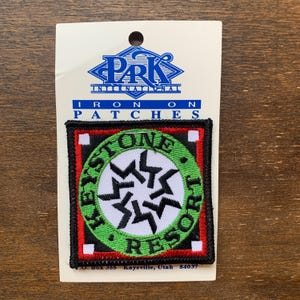 Keystone Vintage Ski Patch by Park International - Etsy