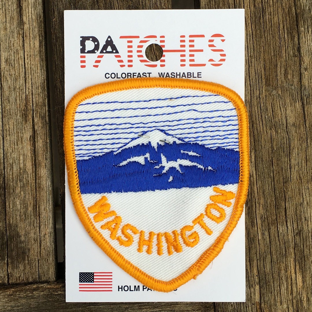 Washington Vintage Souvenir Travel Patch de Holm Patches - Etsy España