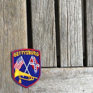 Gettysburg Vintage Souvenir Travel Patch From Voyager - New in Original ...