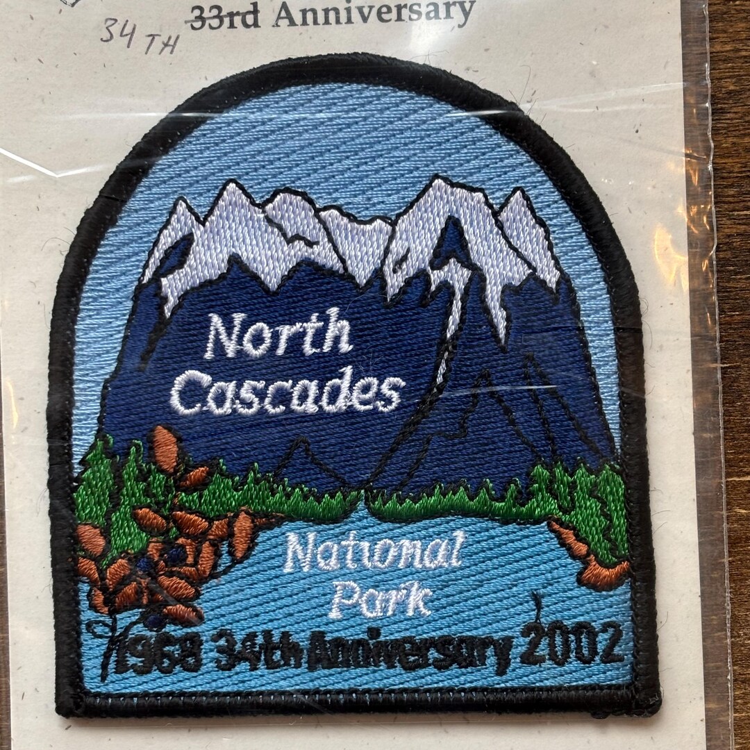 North Cascades National Park Anniversary Patch - Etsy