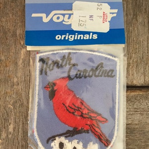 North Carolina Vintage Souvenir Travel Patch From Voyager - Etsy
