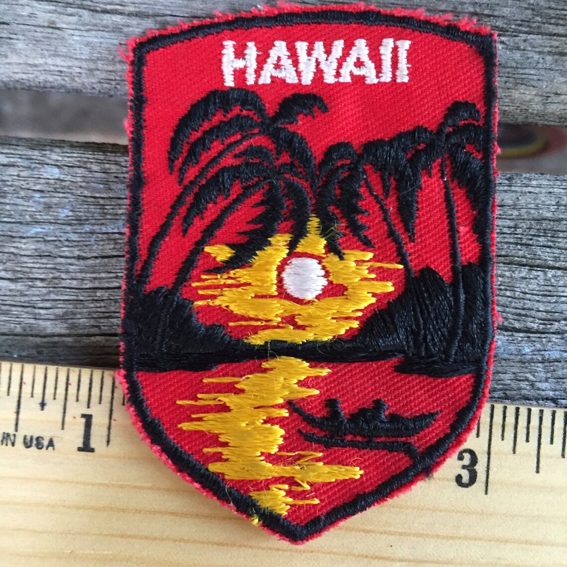 Hawaii Vintage Souvenir Travel Patch From Voyager - Etsy
