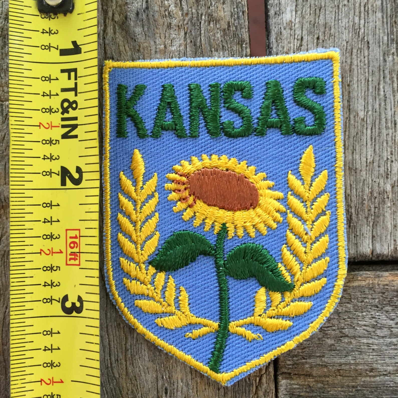 Kansas Vintage Souvenir Travel Patch From Voyager New in - Etsy