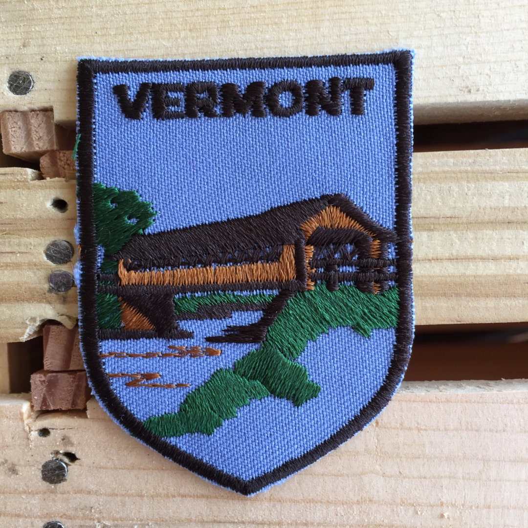 Vermont Vintage Souvenir Travel Patch From Voyager - Etsy