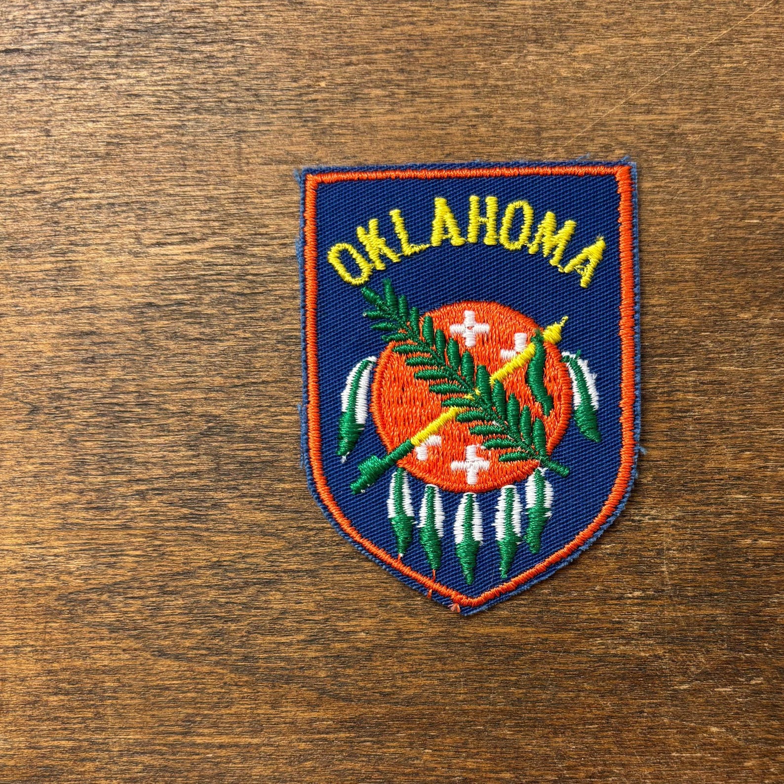 Oklahoma Vintage Souvenir Travel Patch From Voyager - Etsy
