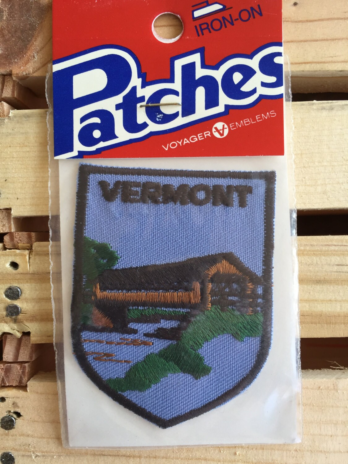 Vermont Vintage Souvenir Travel Patch From Voyager - Etsy