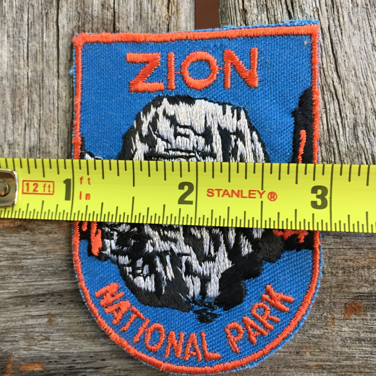 Zion National Park Vintage Souvenir Travel Patch From Voyager - Etsy