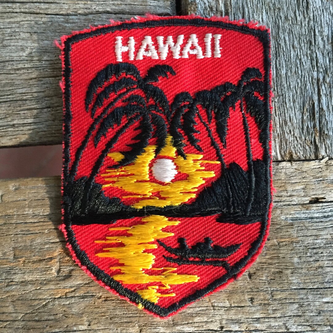 Hawaii Vintage Souvenir Travel Patch From Voyager - Etsy