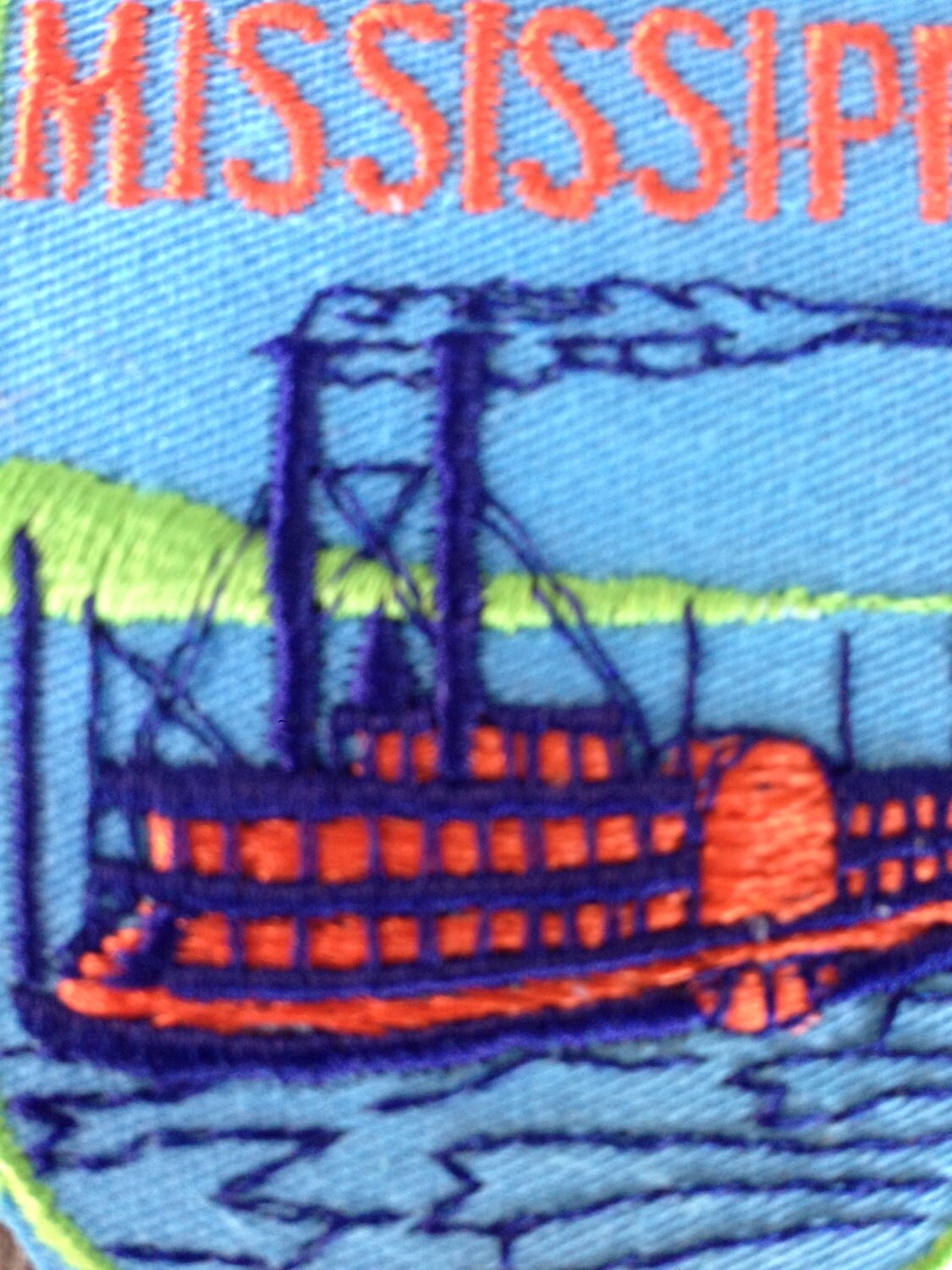 Mississippi Vintage Souvenir Travel Patch From Voyager | Etsy