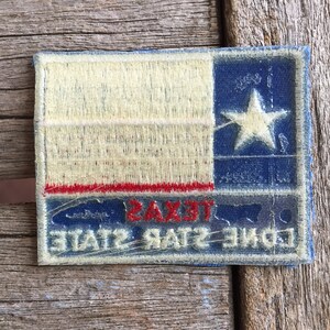 Texas Lone Star State Vintage Travel Souvenir Patch From Voyager - Etsy