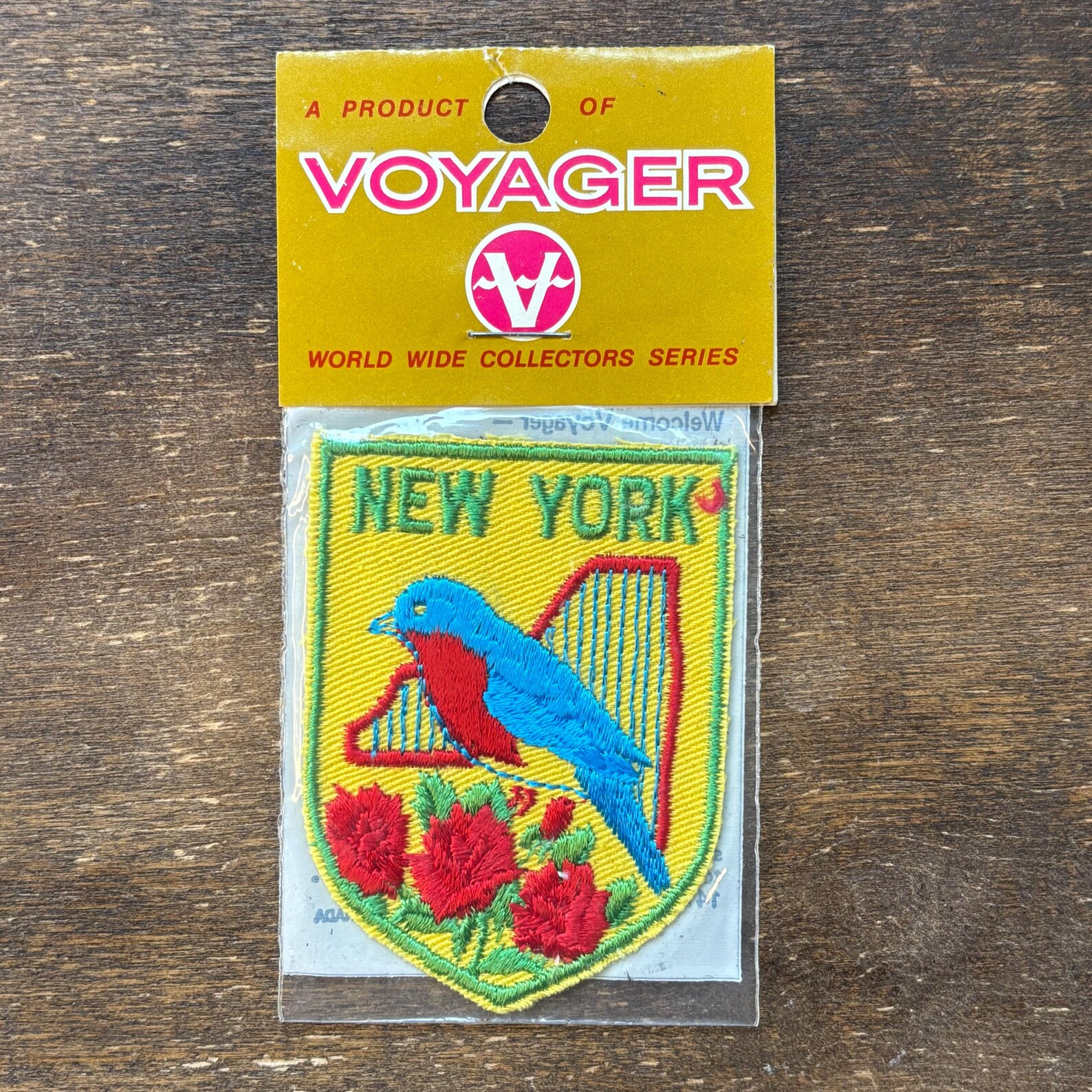 New York Vintage Souvenir Travel Patch From Voyager - Etsy