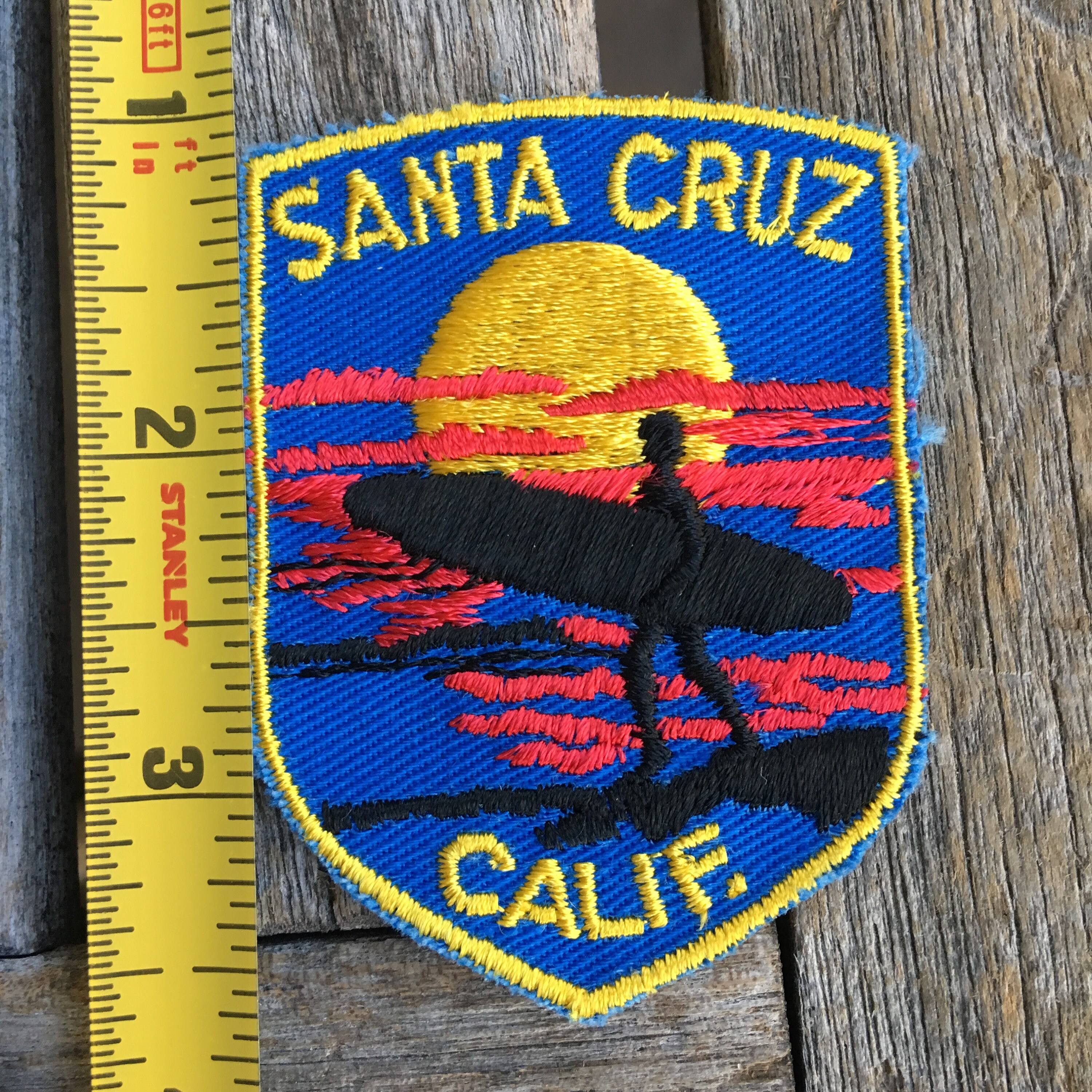 Santa Cruz California Vintage Travel Souvenir Patch by - Etsy