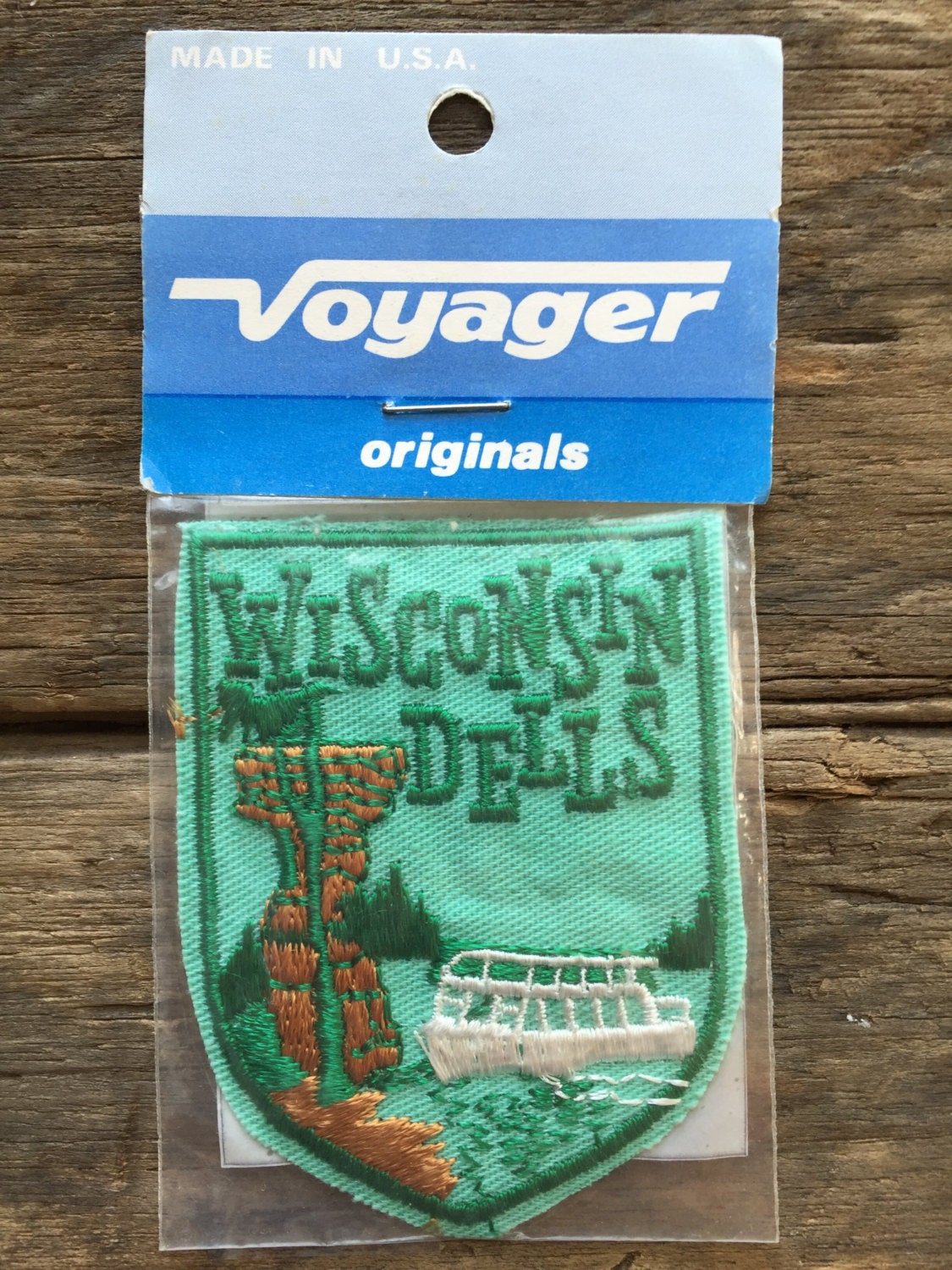 Wisconsin Dells Vintage Souvenir Travel Patch by Voyager - Etsy