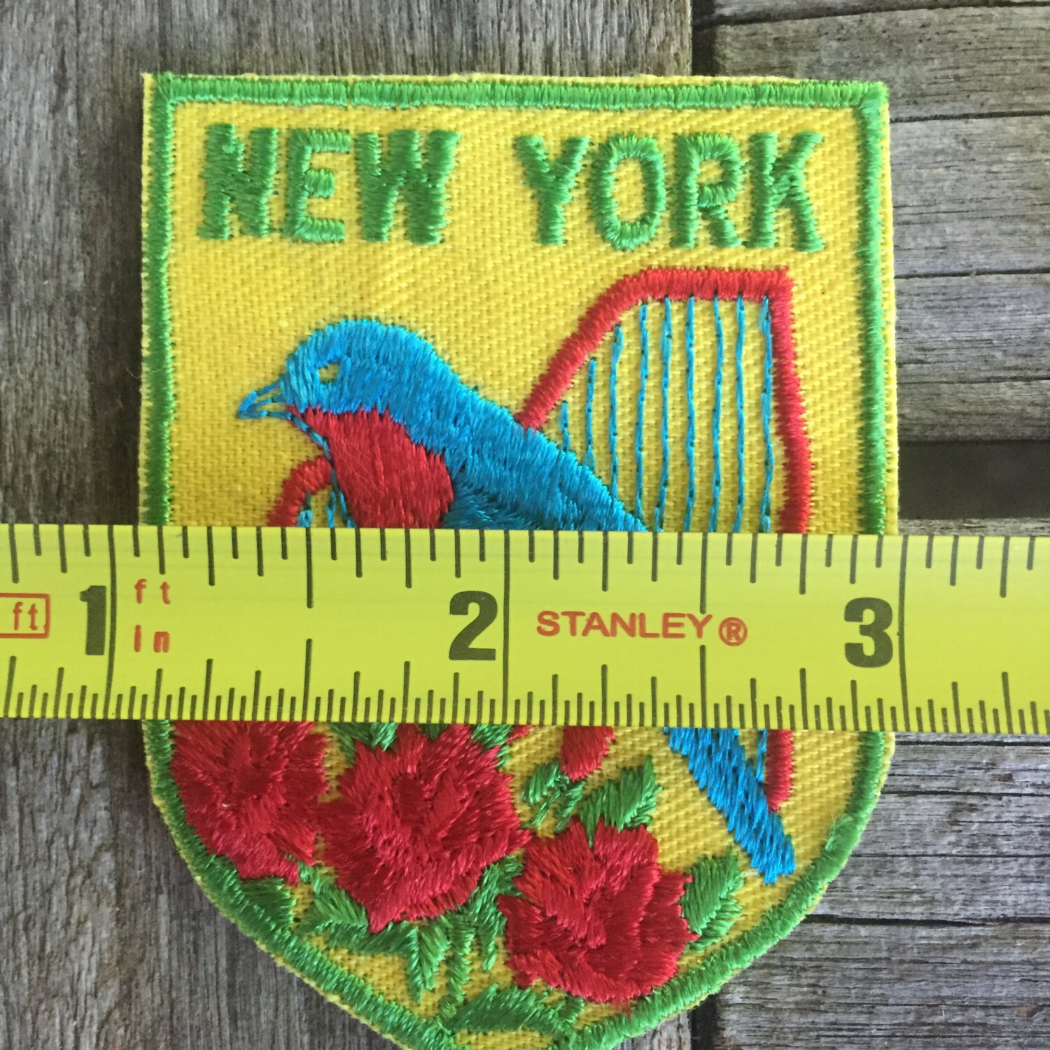 New York Vintage Souvenir Travel Patch From Voyager - Etsy