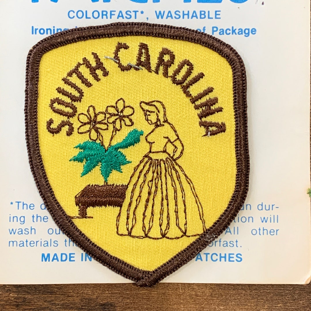 South Carolina Vintage Souvenir Travel Patch From Holm Patches - Etsy