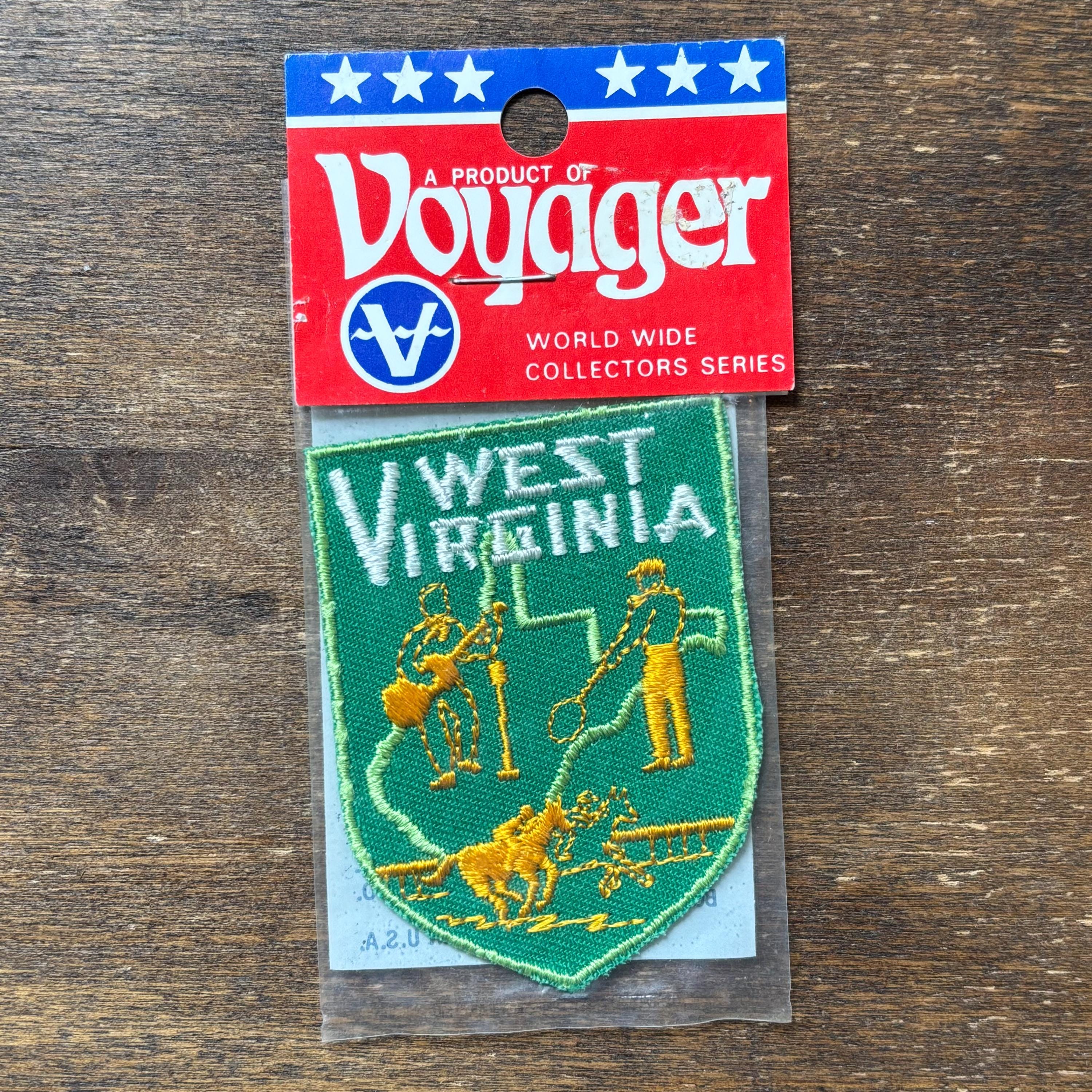 West Virginia Vintage Souvenir Travel Patch From Voyager - Etsy