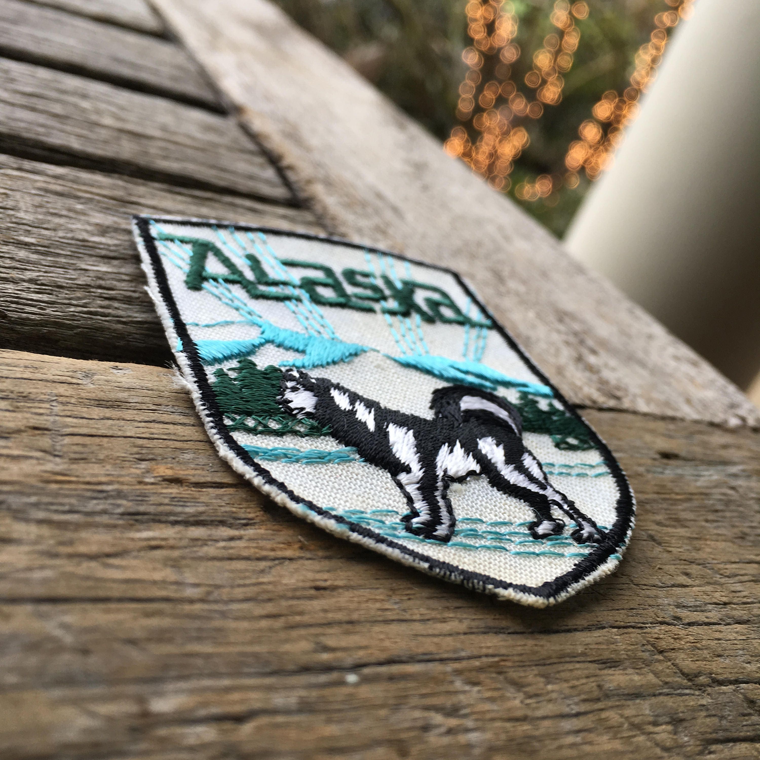 Alaska Vintage Souvenir Travel Patch From Voyager - Etsy