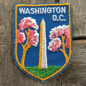 Washington Monument, Washington DC Vintage Souvenir Travel Patch From ...