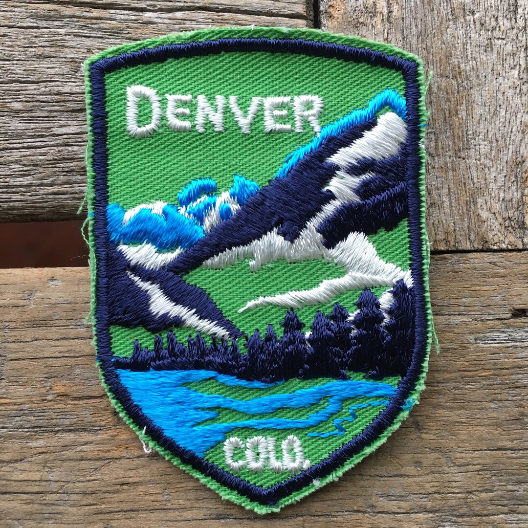 Denver, Colorado Vintage Souvenir Travel Patch From Voyager - Etsy
