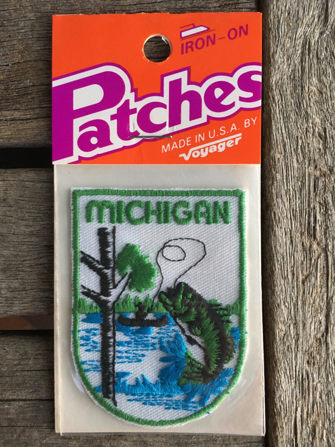 Michigan Vintage Souvenir Travel Patch by Voyager | Etsy