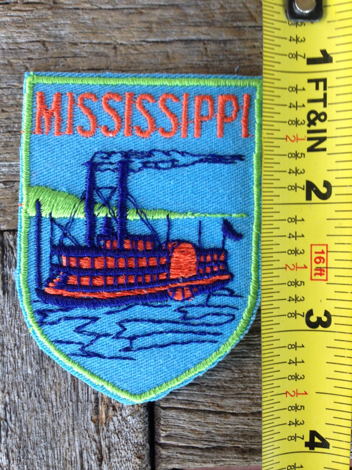 Mississippi Vintage Souvenir Travel Patch From Voyager | Etsy