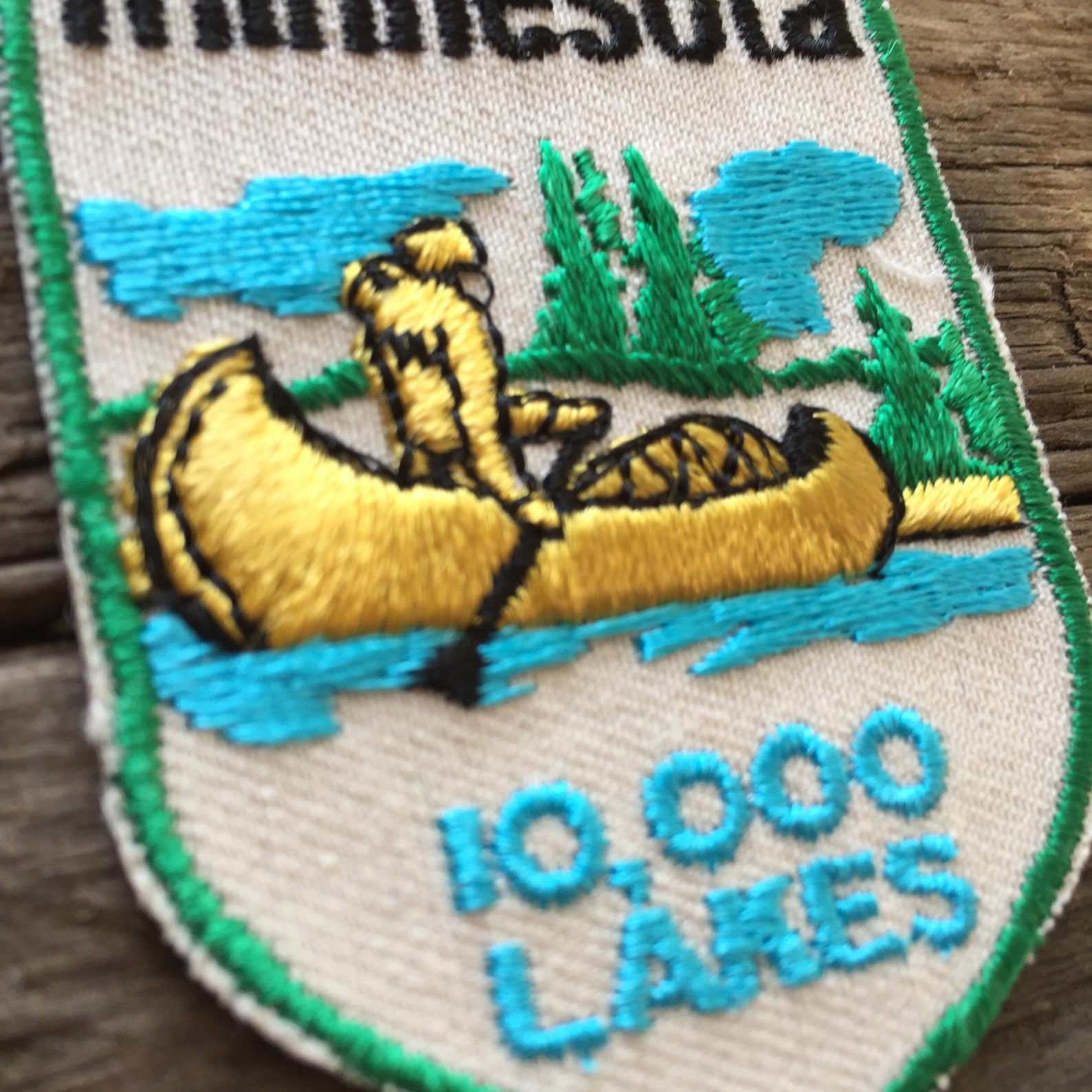 Minnesota Vintage Souvenir Travel Patch by Voyager - Etsy