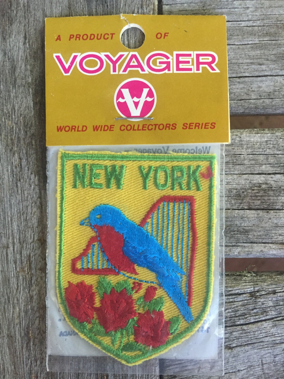 New York Vintage Souvenir Travel Patch From Voyager - Etsy