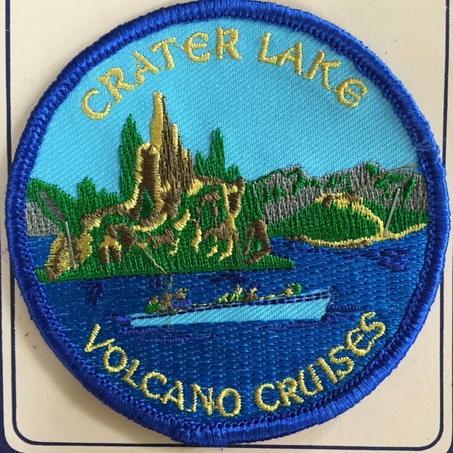 Crater Lake Volcano Cruises Vintage Souvenir Travel Patch - Etsy