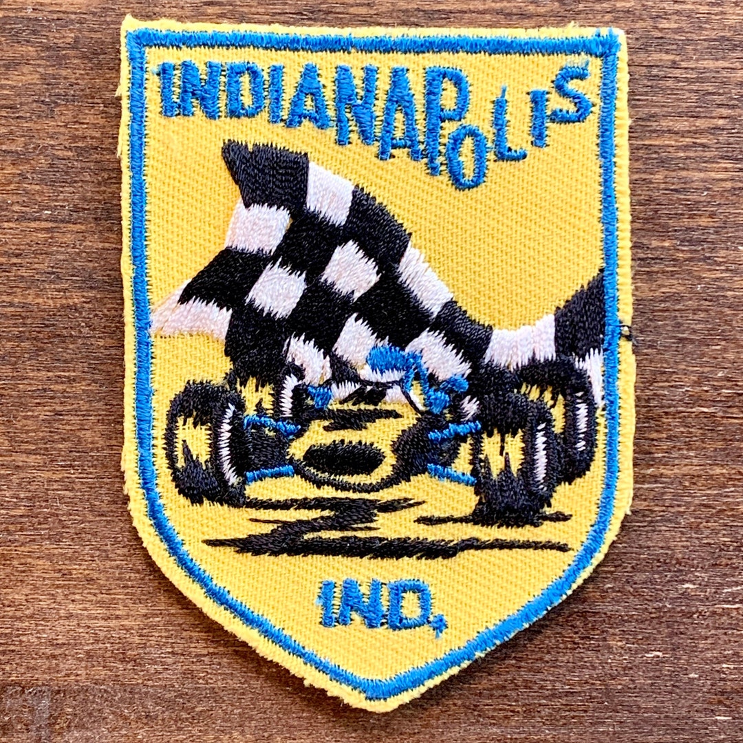 Indianapolis Indy 500 Vintage Souvenir Travel Patch From Voyager - Etsy