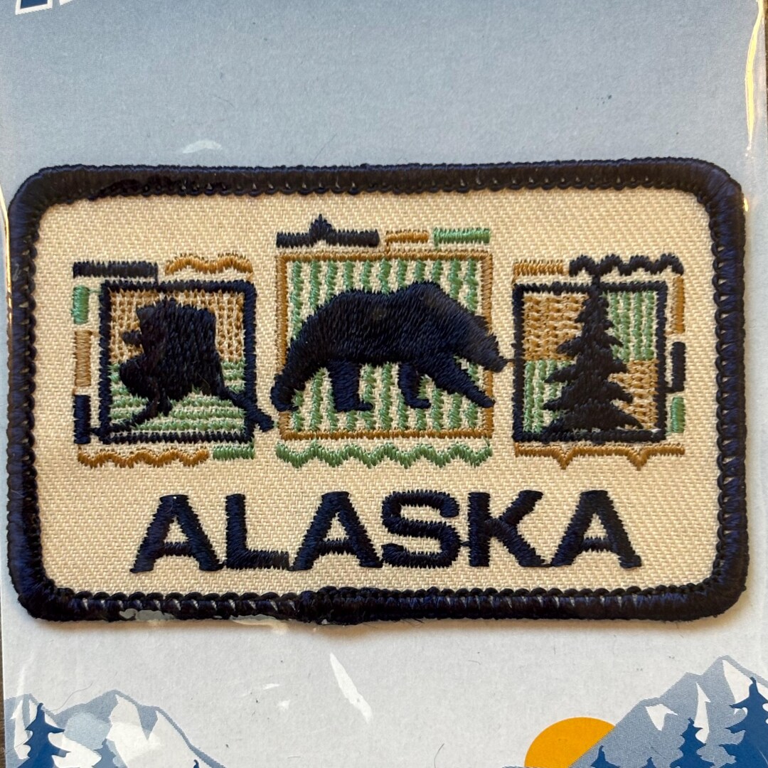 Alaska Vintage Souvenir Travel Patch From Arctic Circle Enterprises - Etsy