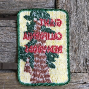 Giant California Redwoods Vintage Travel Souvenir Patch From Voyager - LAST ONE! - Etsy