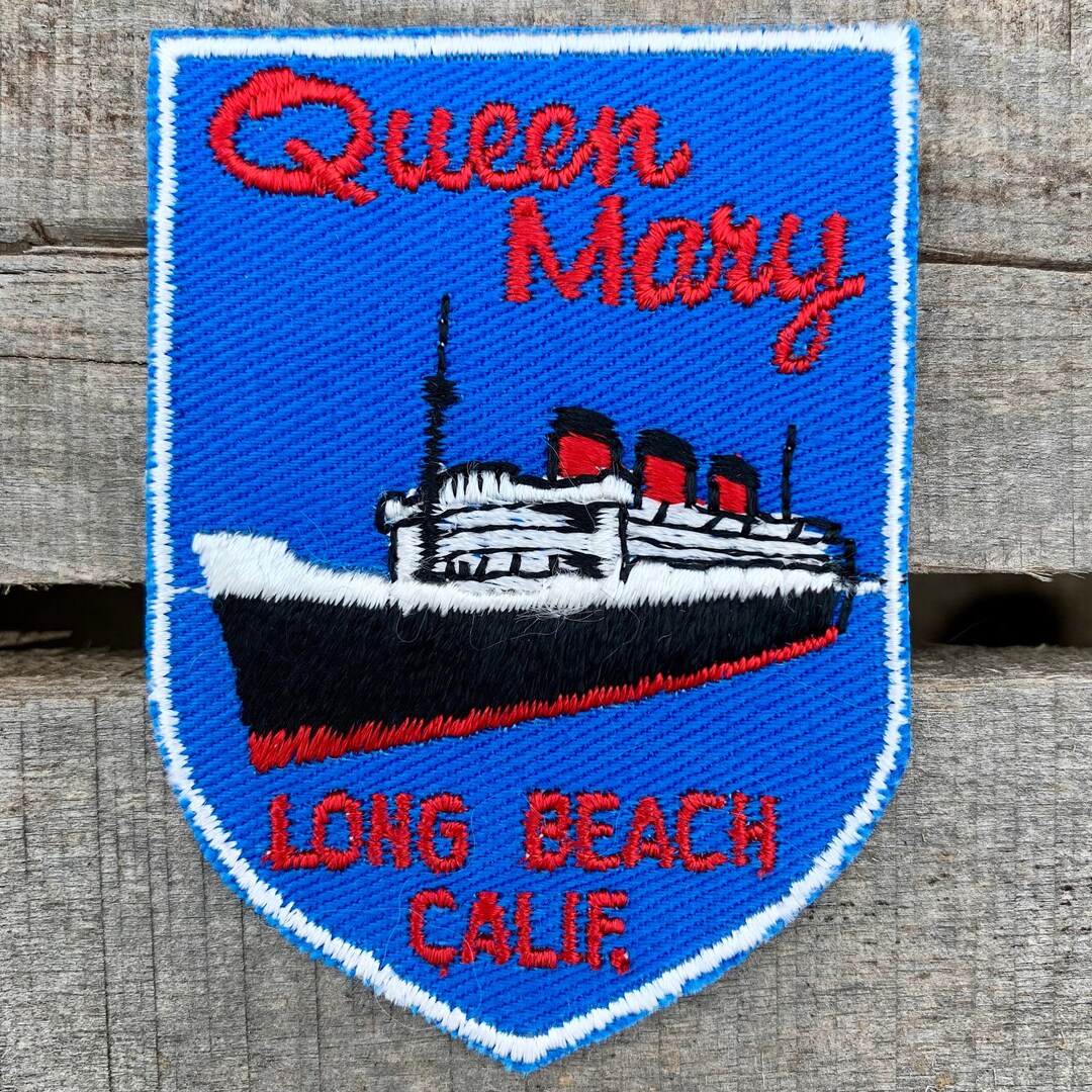 Queen Mary Vintage Souvenir Travel Patch by Voyager - Etsy