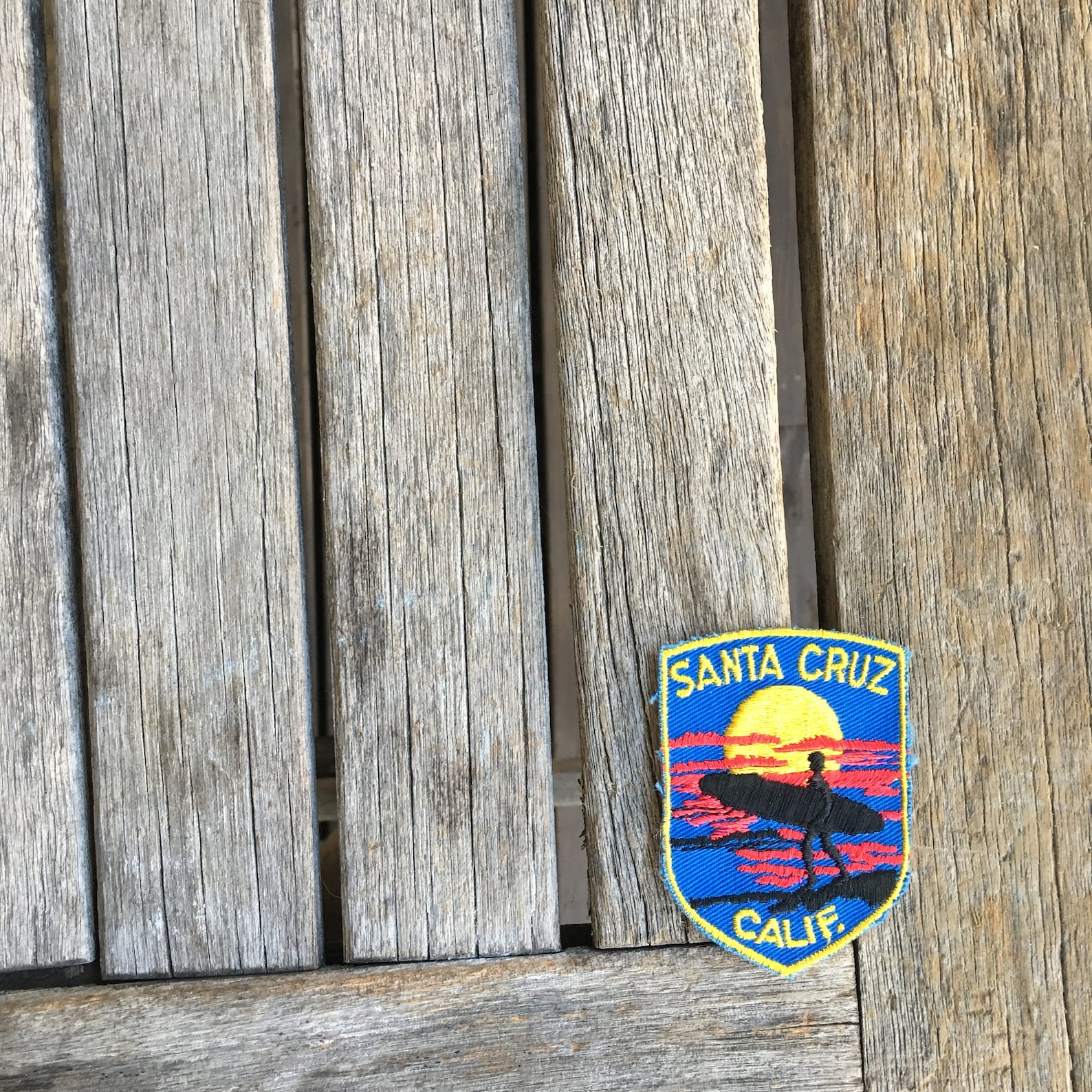 Santa Cruz California Vintage Travel Souvenir Patch by - Etsy