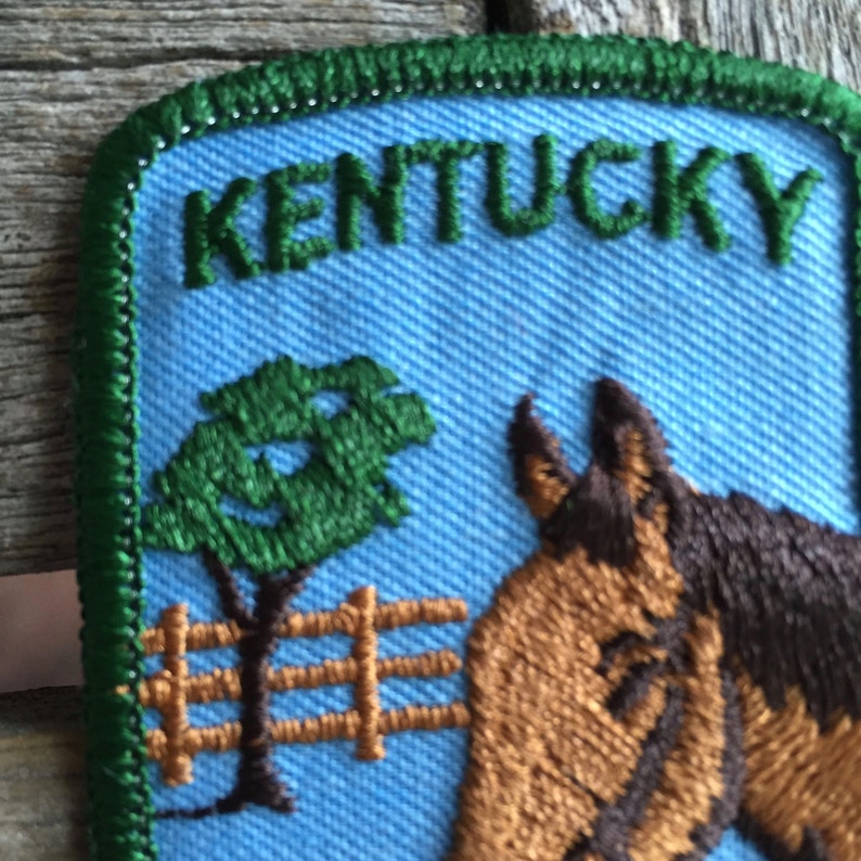 Kentucky Vintage Souvenir Travel Patch From Voyager New in | Etsy