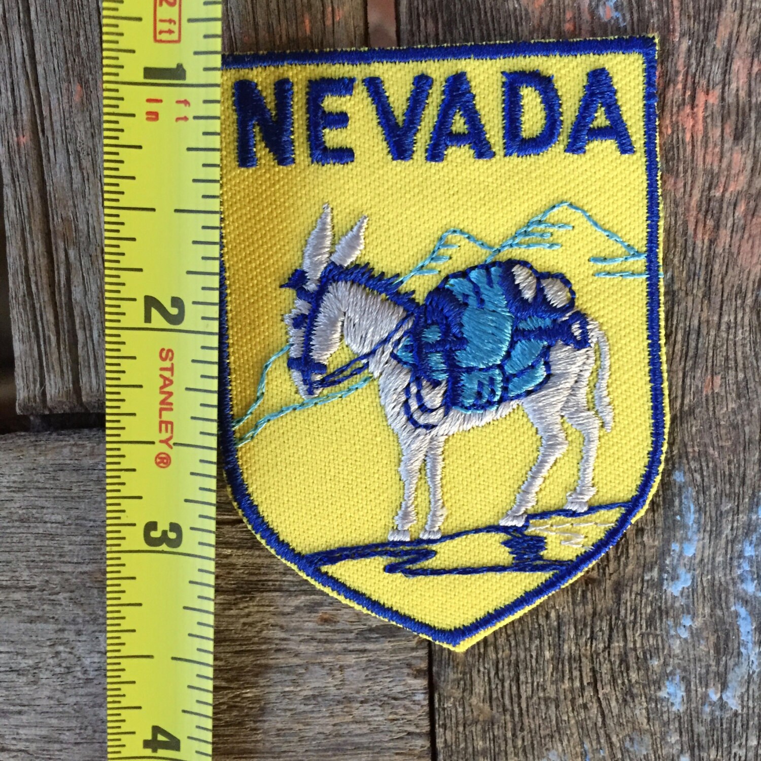 Nevada Vintage Souvenir Travel Patch From Voyager | Etsy