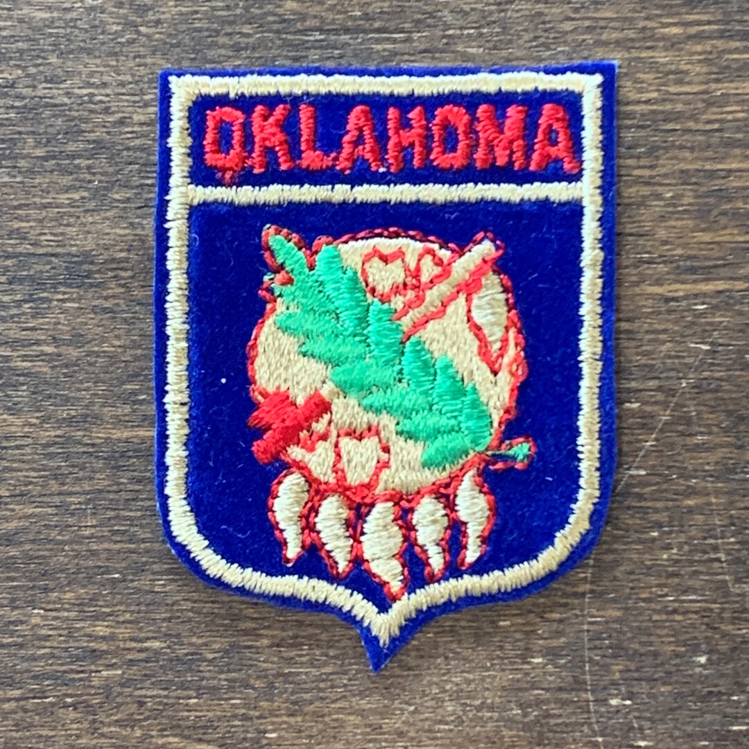 Oklahoma Vintage Souvenir Travel Patch From North Coast Emblems - Etsy