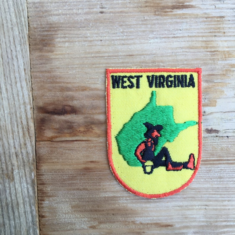 West Virginia Vintage Souvenir Travel Patch From Voyager - Etsy