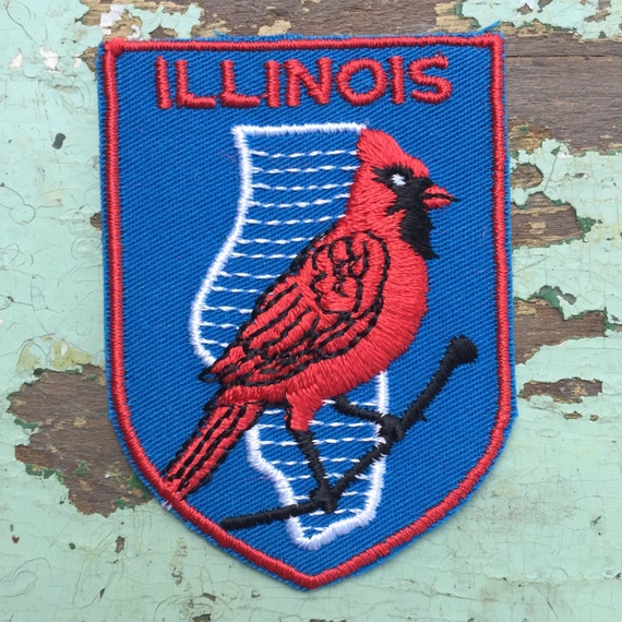 Illinois Vintage Souvenir Travel Patch From Voyager | Etsy