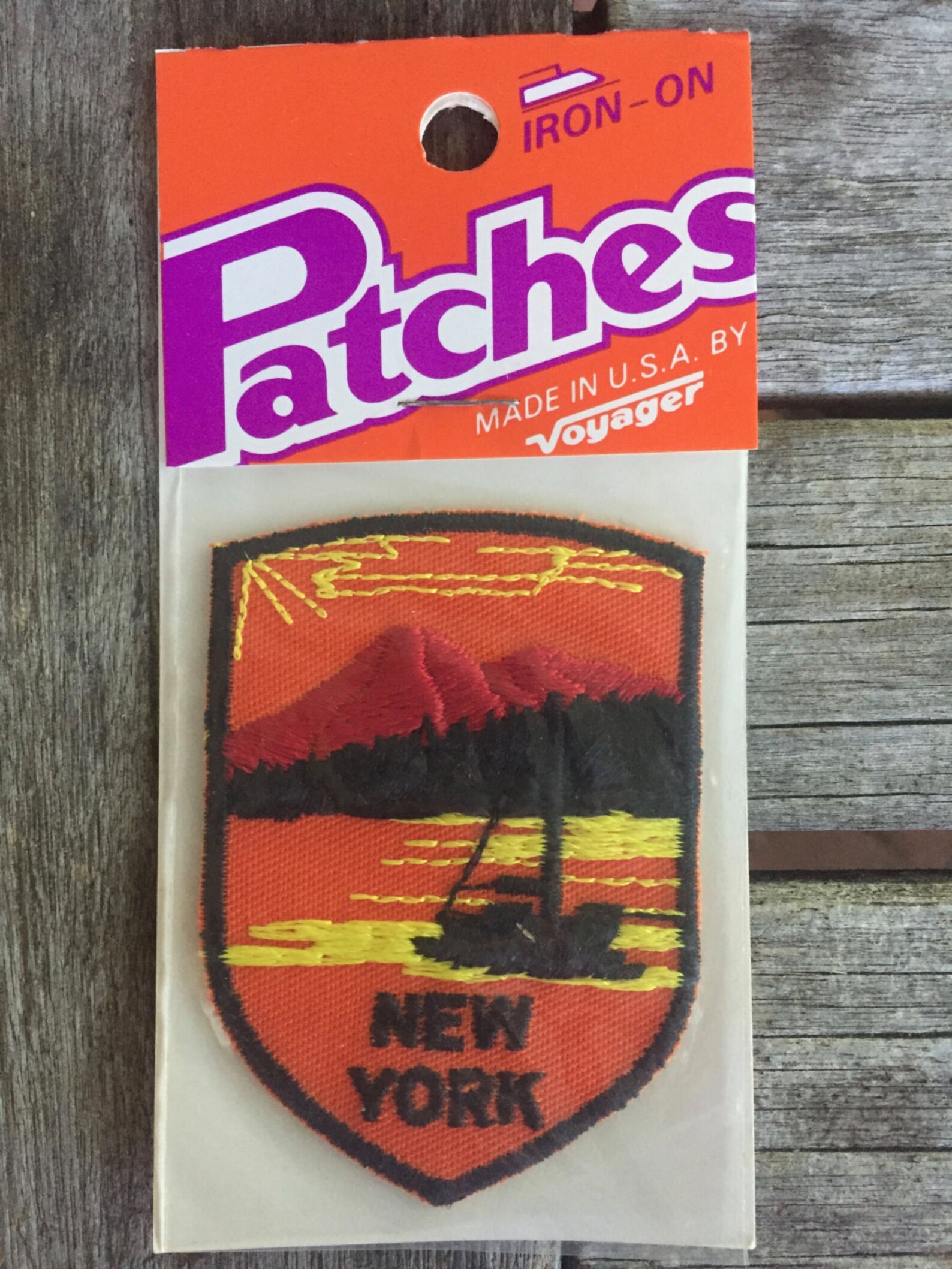 New York Vintage Souvenir Travel Patch From Voyager - Etsy