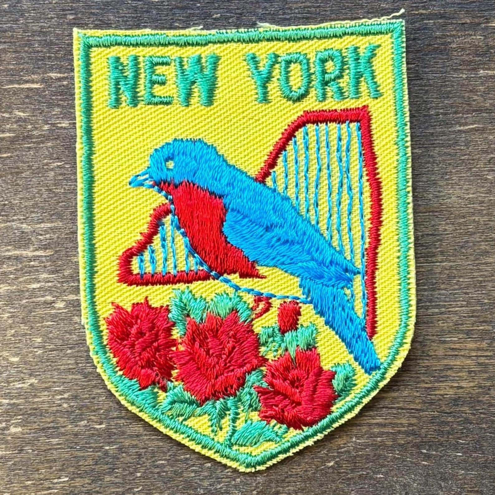 New York Vintage Souvenir Travel Patch From Voyager - Etsy