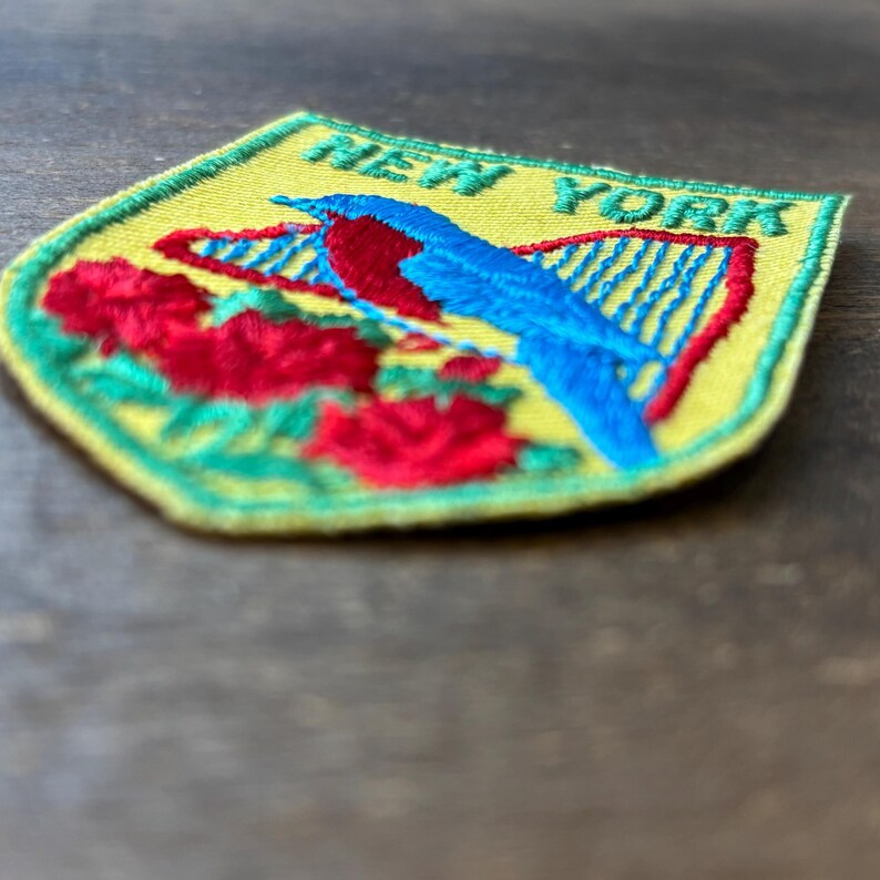 New York Vintage Souvenir Travel Patch From Voyager - Etsy