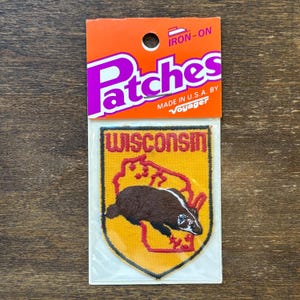 Wisconsin Vintage Souvenir Travel Patch - Etsy