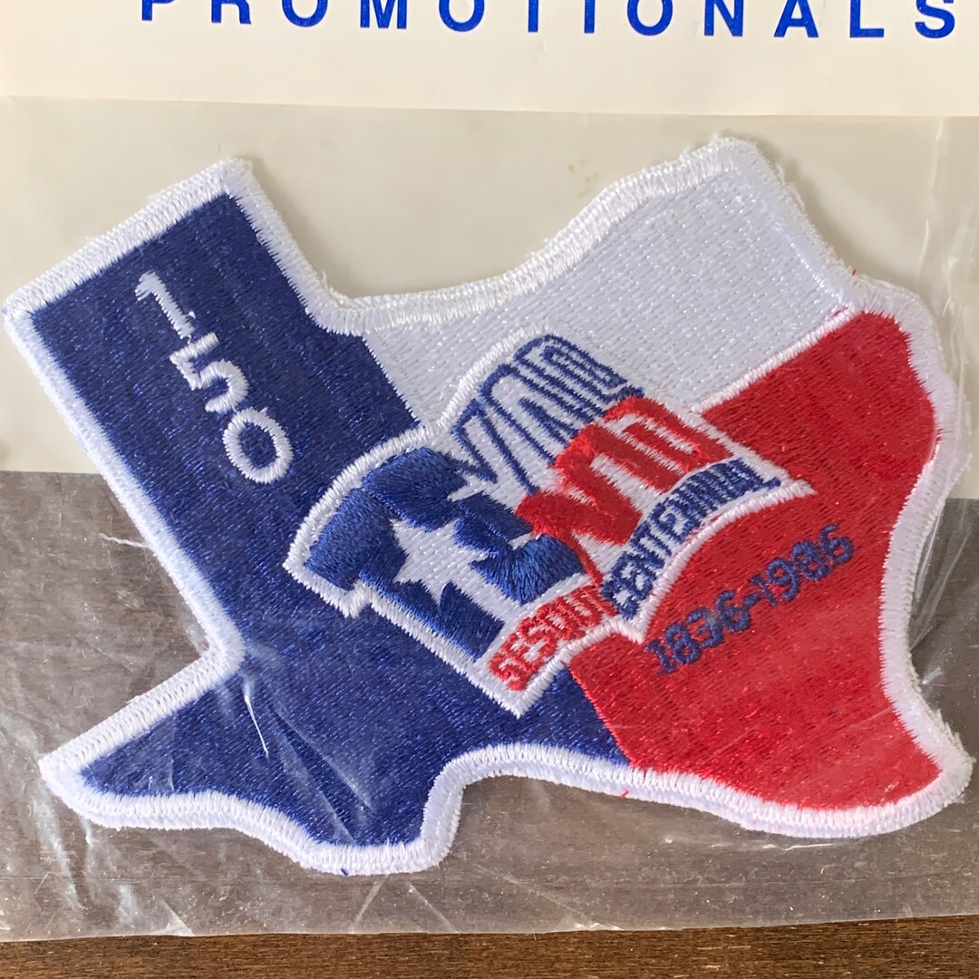 Texas Sesquicentennial Souvenir Patch 1836-1986 - Etsy