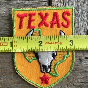 Texas Vintage Travel Souvenir Patch From Voyager - Etsy