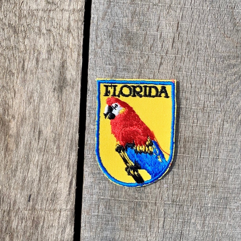 Florida Vintage Souvenir Travel Patch From Voyager - Etsy
