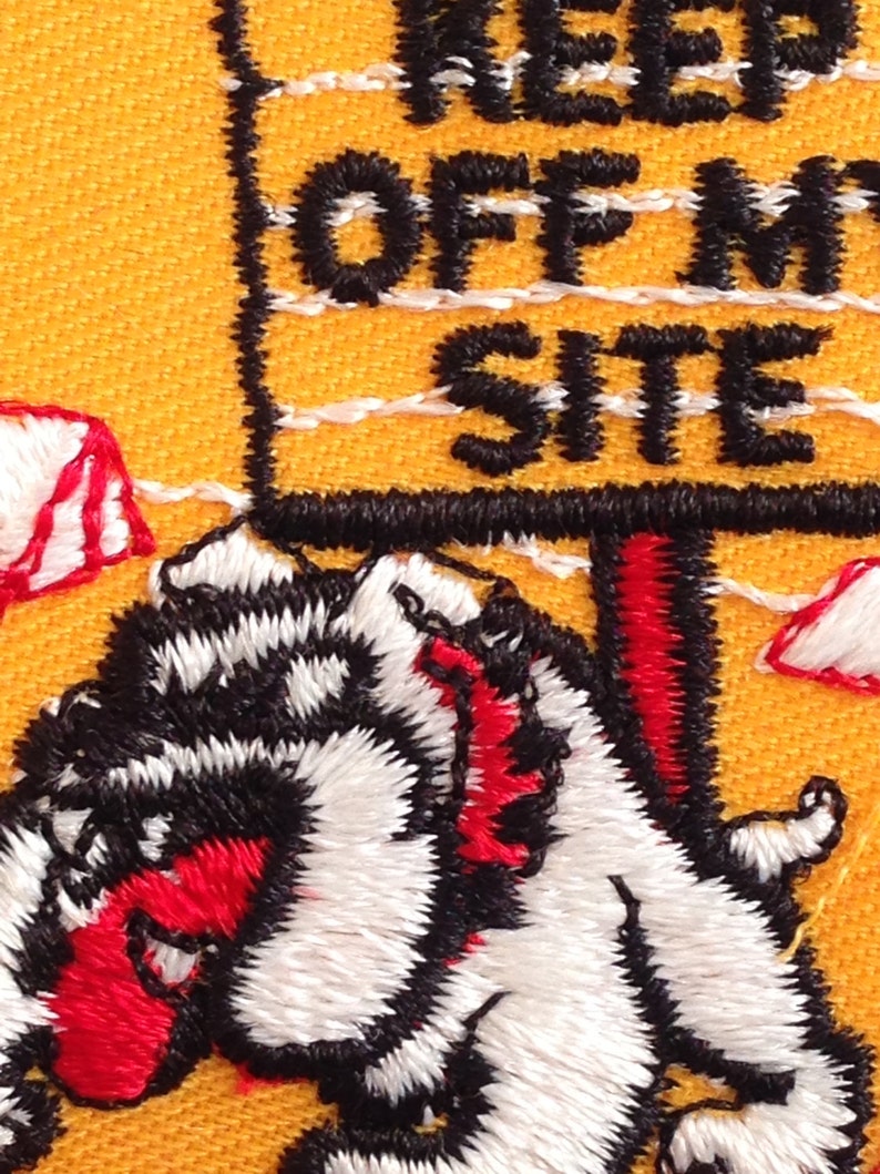 Keep off My Site Vintage Camping Travel Patch From Voyager - Etsy