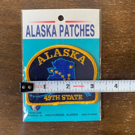 Alaska 49th State Vintage Souvenir Travel Patch from … - Gem