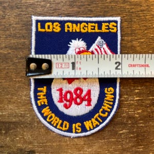 Los Angeles 1984 Summer Olympics Vintage Souvenir Patch - Etsy