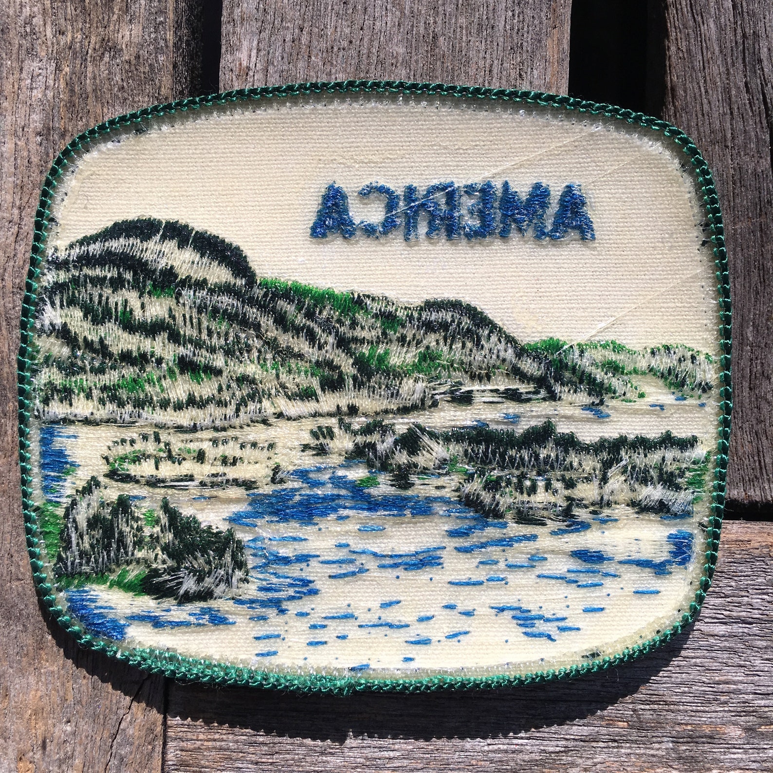 America Vintage Travel Souvenir Patch From Voyager - Etsy